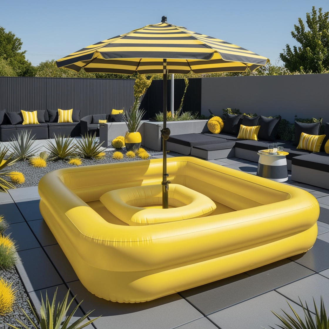 Umbrella Shower Pools: Stylish Shade and Water Fun Combined - Novel Designs
