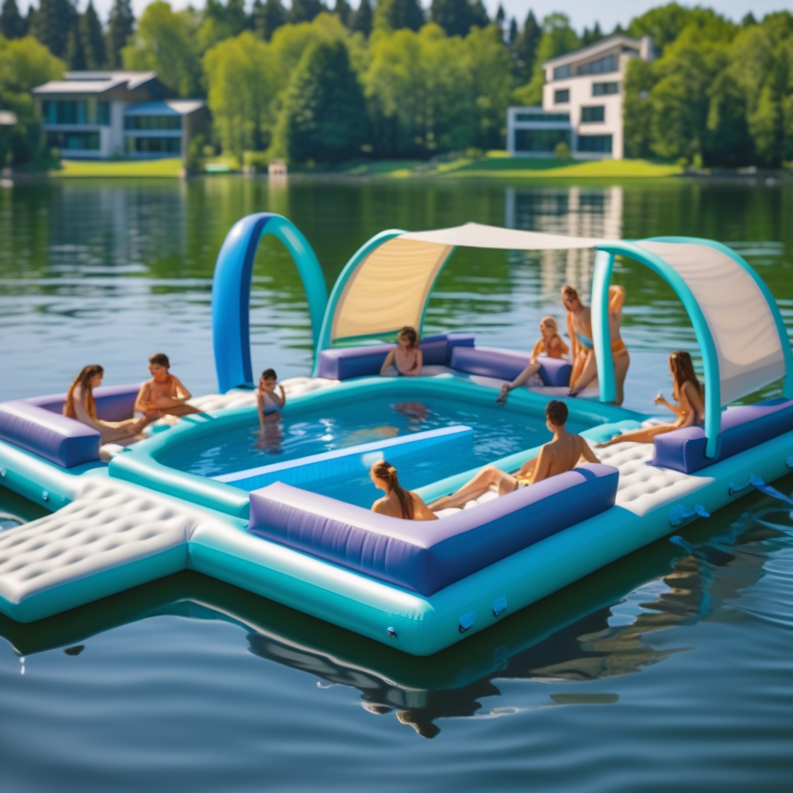 Floating Inflatable Pool: A Must-Have for Family Pool Parties - Novel ...