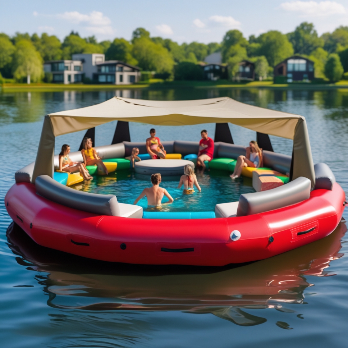 Floating Inflatable Pool: A Must-Have for Family Pool Parties - Novel ...