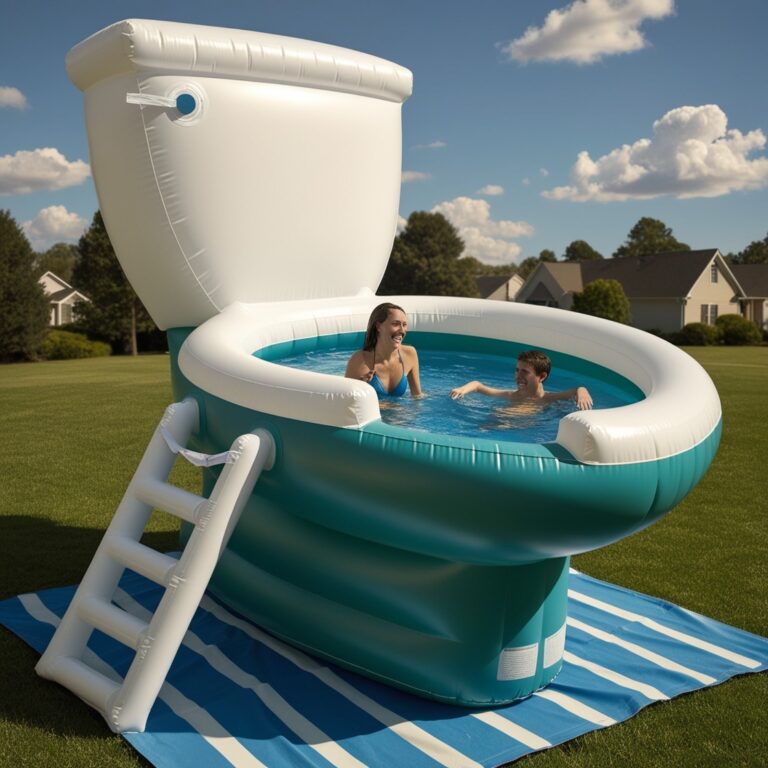 Giant Inflatable Toilet Pools: The Ultimate Party Conversation Starter ...