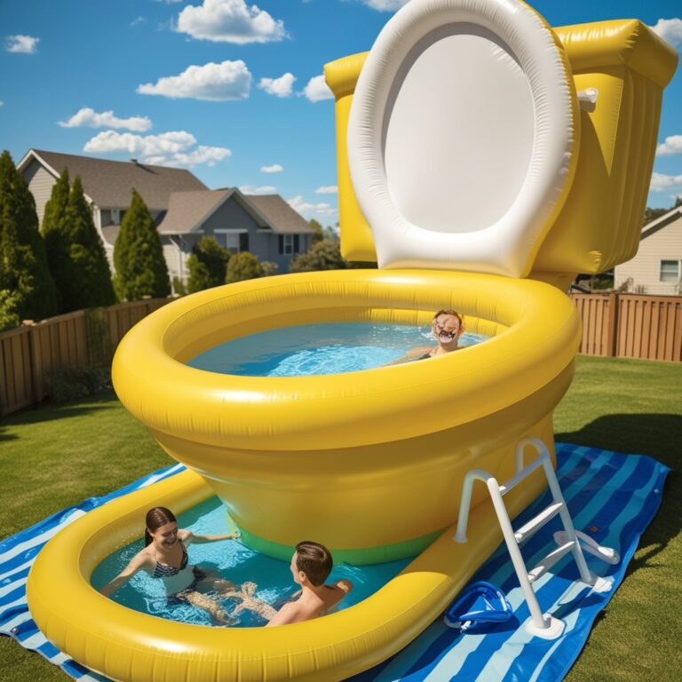 Giant Inflatable Toilet Pools: The Ultimate Party Conversation Starter ...