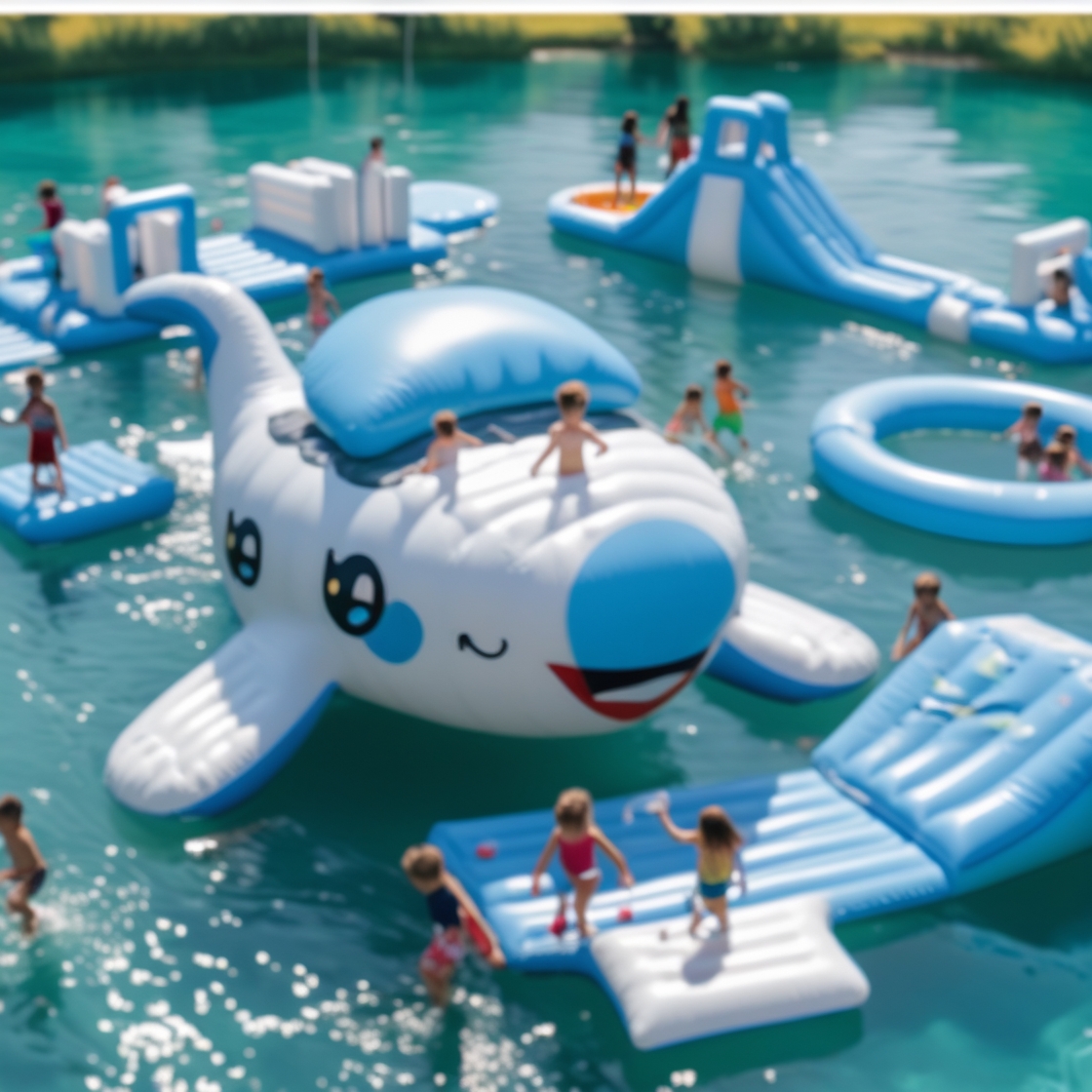 Inflatable Floating Water Park: The Ultimate Summer Adventure on Water ...