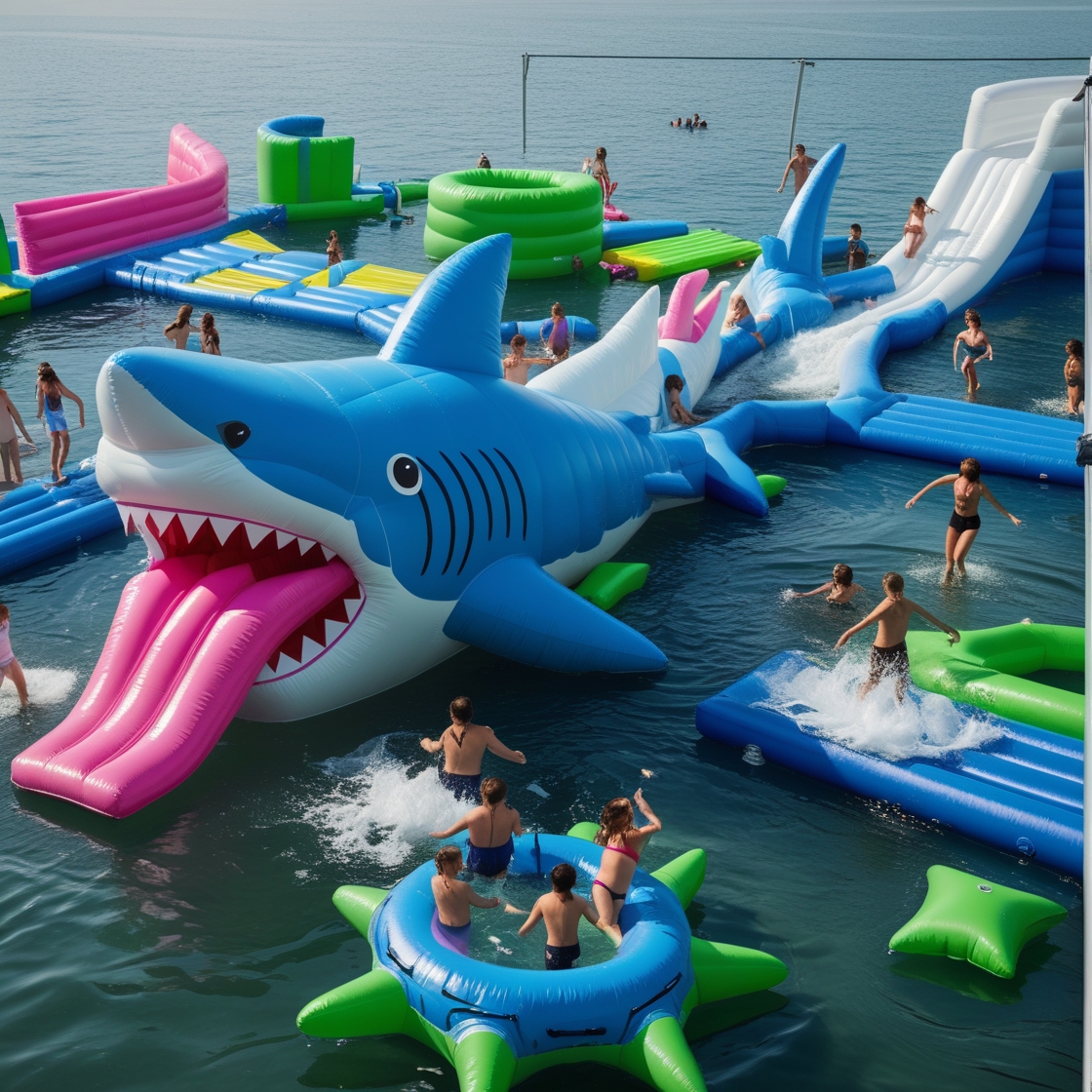 Inflatable Floating Water Park: The Ultimate Summer Adventure on Water ...