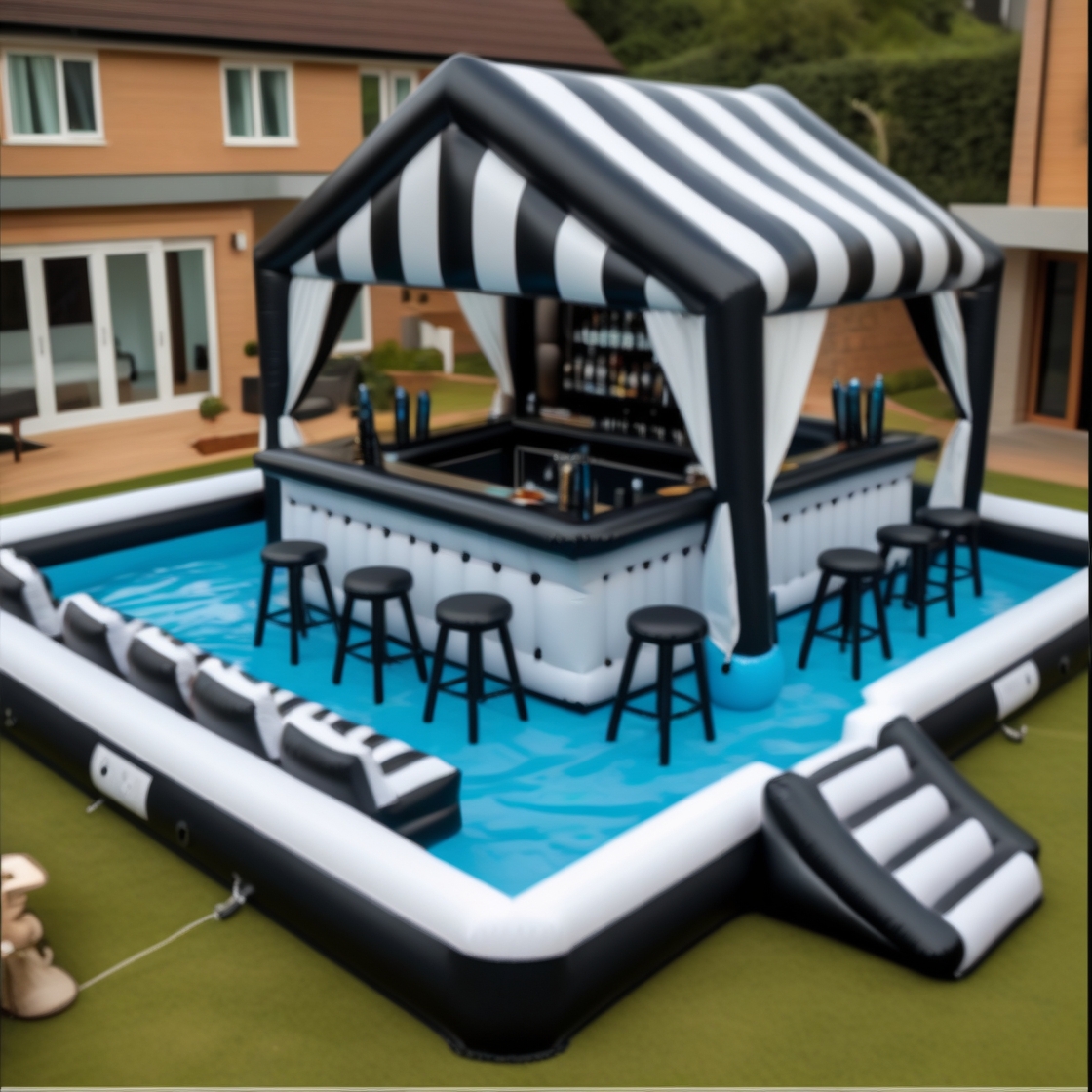 Inflatable Pool Bar: The Ultimate Floating Drink Station for Summer Fun ...