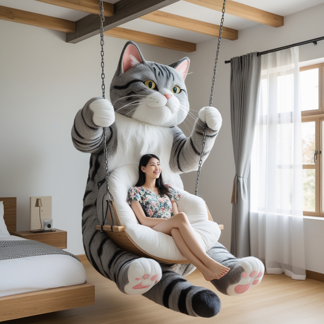 Cat Swing Chair for Adults – The Purr-fect Blend of Comfort and ...