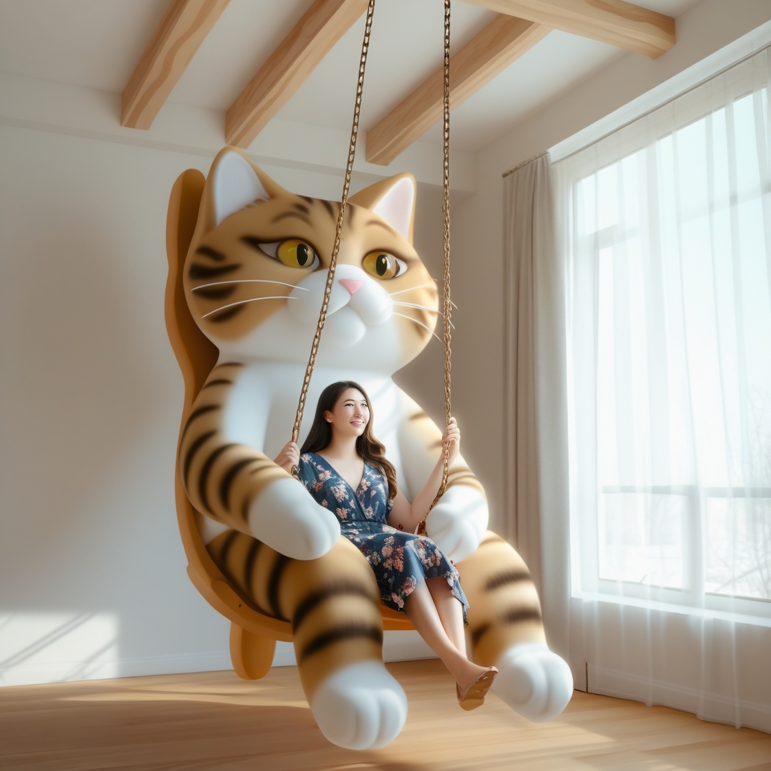 Cat Swing Chair for Adults – The Purr-fect Blend of Comfort and ...