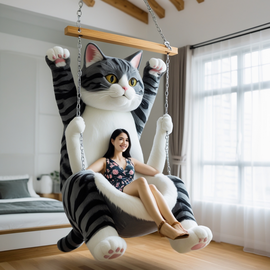 Cat Swing Chair for Adults – The Purr-fect Blend of Comfort and ...