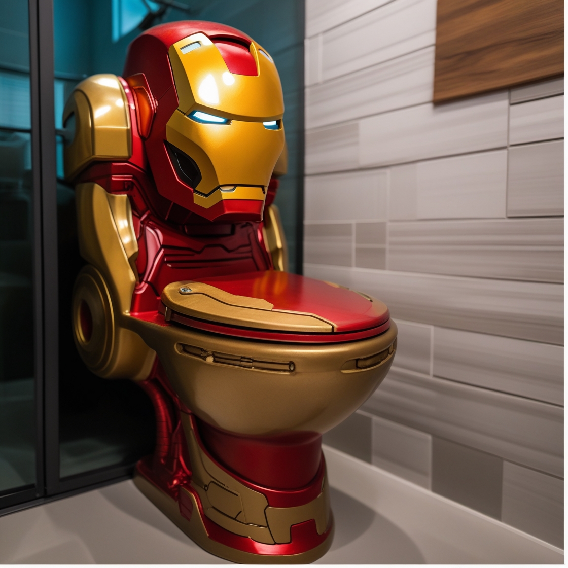 Iron Man Toilet: The Ultimate Marvel Bathroom Upgrade for Superhero ...