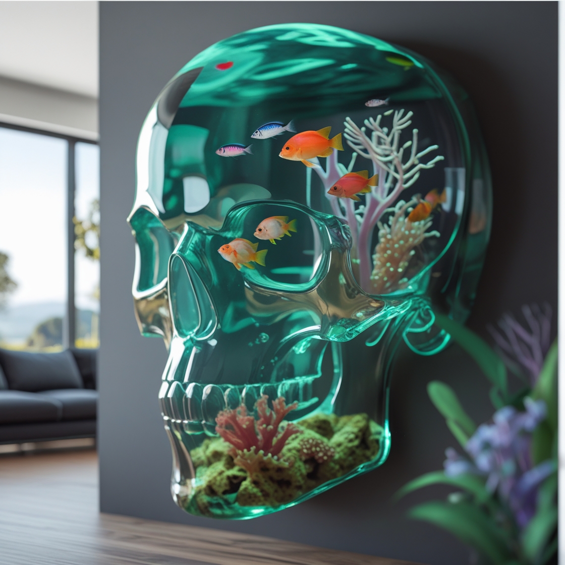 Skull Aquariums: The Ultimate Statement Piece for Horror and Fish ...