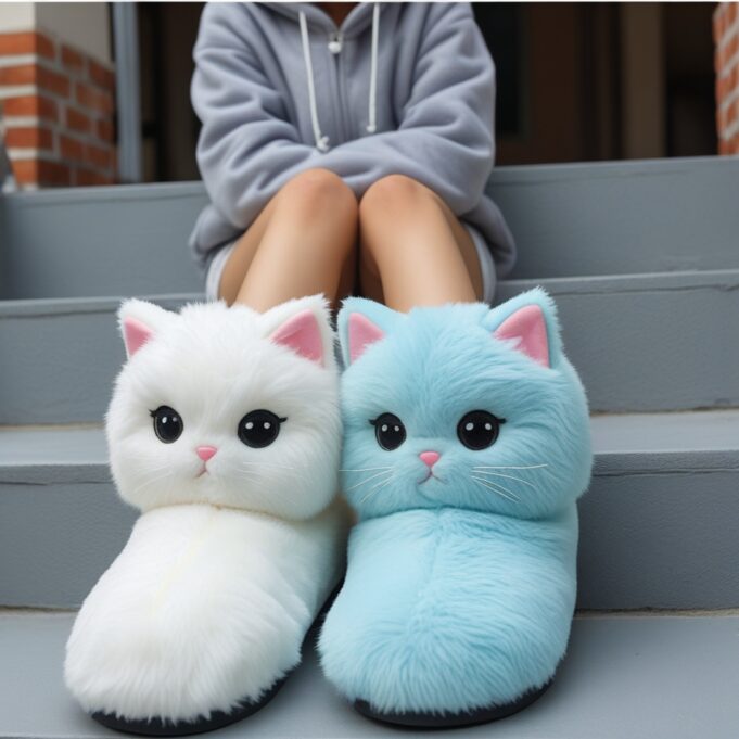 Cute Kitty Slippers: The Perfect Blend of Comfort and Cuteness - Novel ...