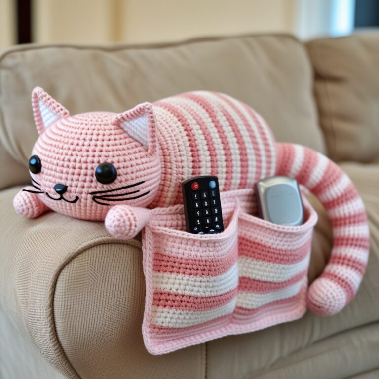 Handmade Cat Sofa Organizer: Stylish Storage with a Feline Touch ...