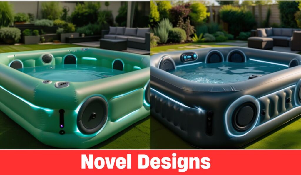 LED-Lit Inflatable Speaker Pool: The Perfect Addition to Your Backyard ...