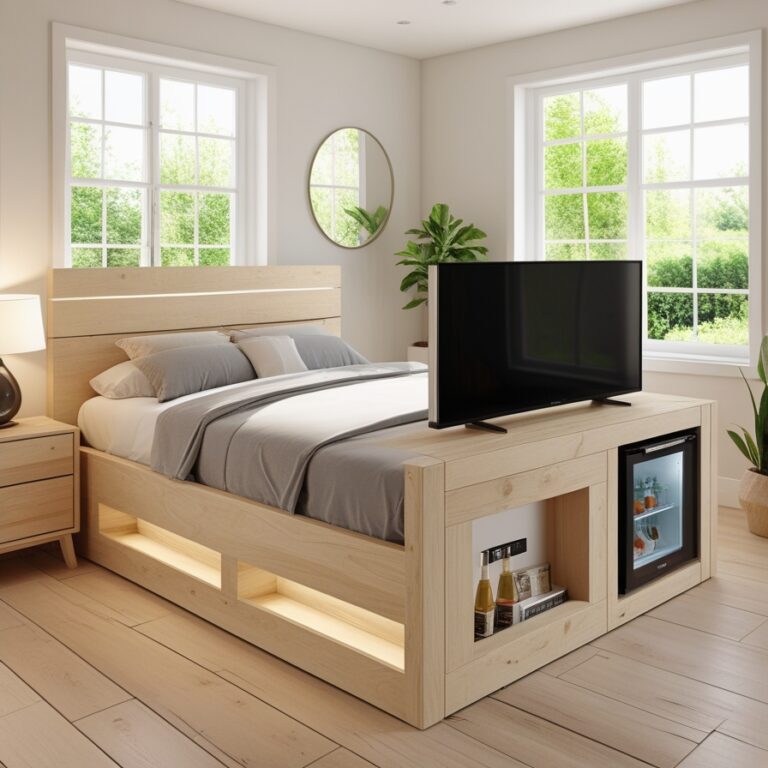 Smart Bed with TV and Storage: The Ultimate Modern Bedroom Upgrade ...