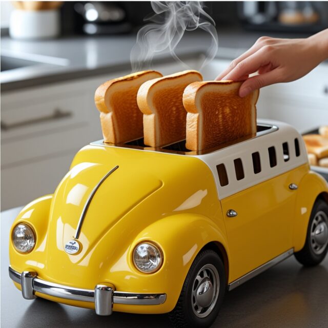 VW Beetle Toaster: A Retro Kitchen Appliance for Car Lovers - Novel Designs