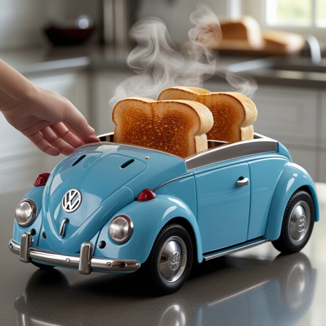 VW Beetle Toaster: A Retro Kitchen Appliance for Car Lovers - Novel Designs