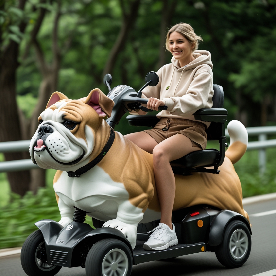 Dog-Shaped Electric Scooter: Combine Style, Comfort, and Adorable ...