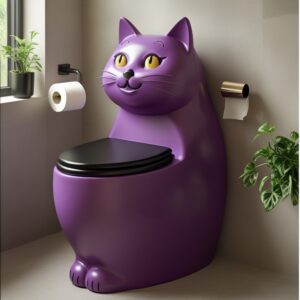 Cat-Shaped Toilet: The Purrfect Addition to Your Unique Bathroom Design ...