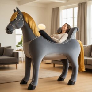 Horse Lounge Chair: The Perfect Blend of Elegance and Comfort - Novel ...