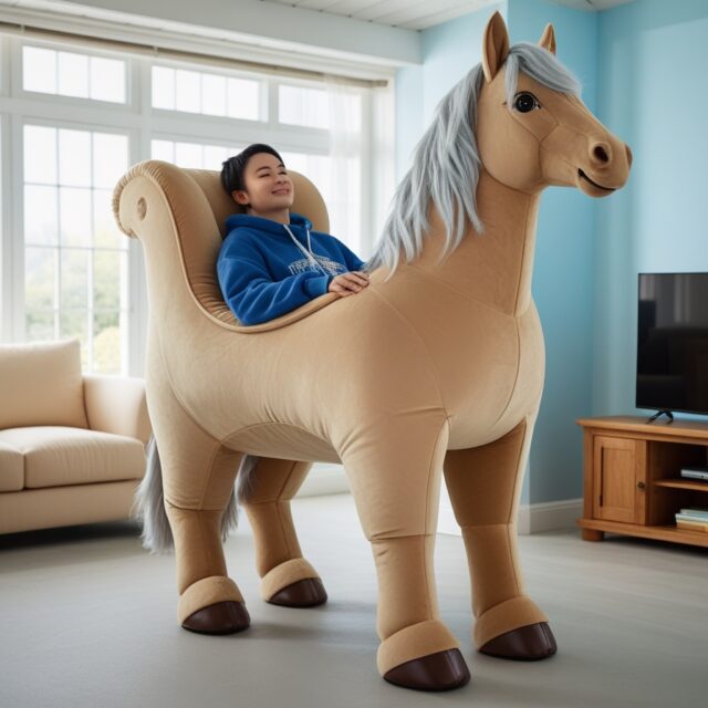 Horse Lounge Chair: The Perfect Blend of Elegance and Comfort - Novel ...