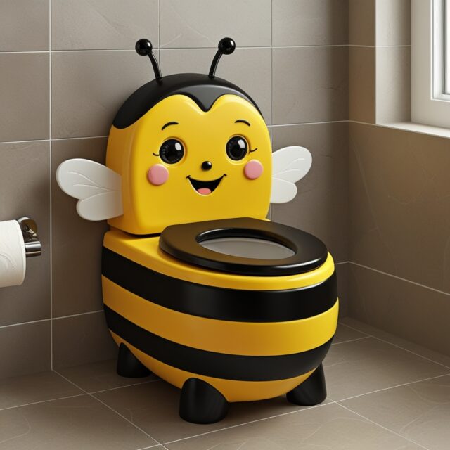 Insect Themed Toilet: A Fun and Unique Bathroom Design Idea - Novel Designs