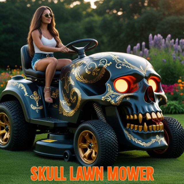 Skull Lawn Mower: The Boldest Way to Cut Your Grass with Attitude ...