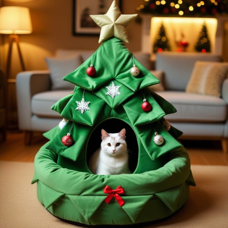 Christmas Tree Pet Bed: The Cutest Holiday Comfort for Your Furry ...