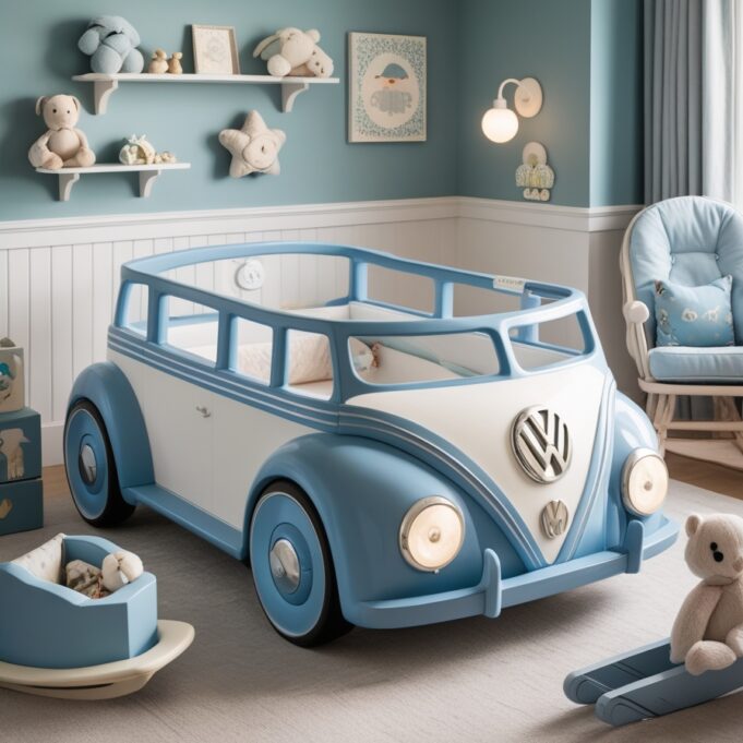 VW Beetle Baby Crib: A Retro-Inspired Sleeping Space for Your Little ...