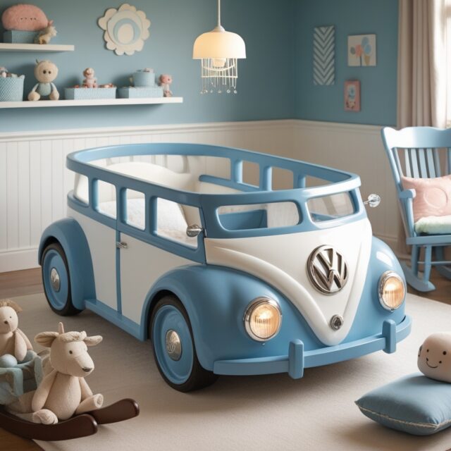 VW Beetle Baby Crib: A Retro-Inspired Sleeping Space for Your Little ...