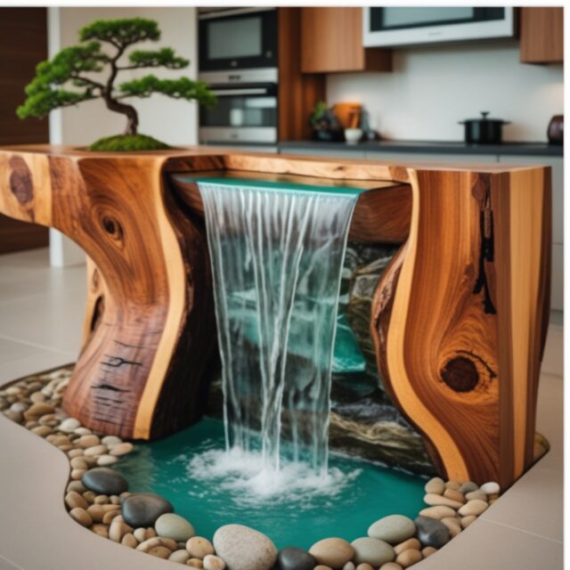 Waterfall Wood Table: A Stunning Statement Piece for Modern Interiors ...